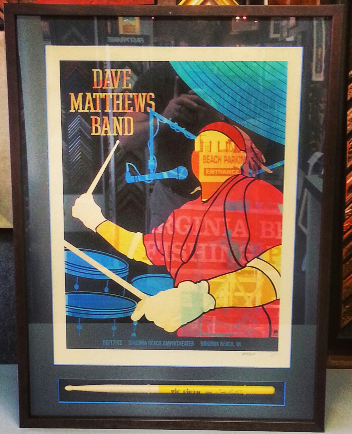 Music Poster Framing Shadowbox – Dave Matthews Band – Denver, CO – 5280 ...