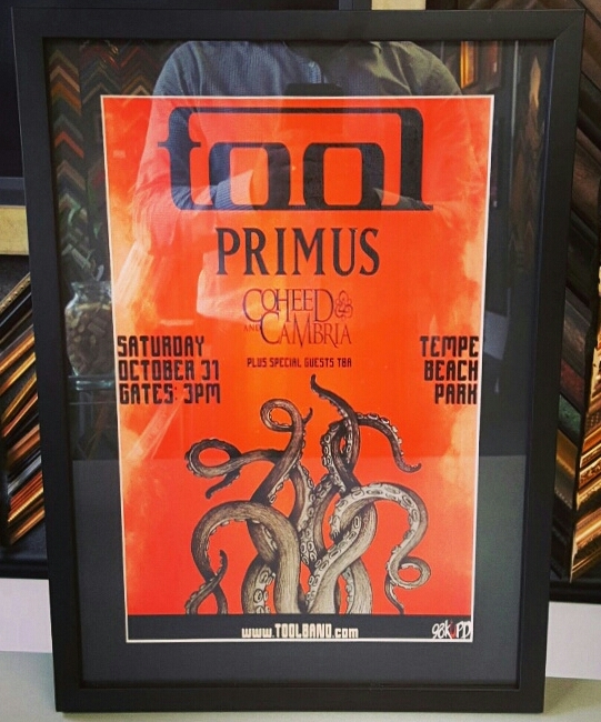 Concert Poster Picture Frames Denver – 5280 Custom Framing