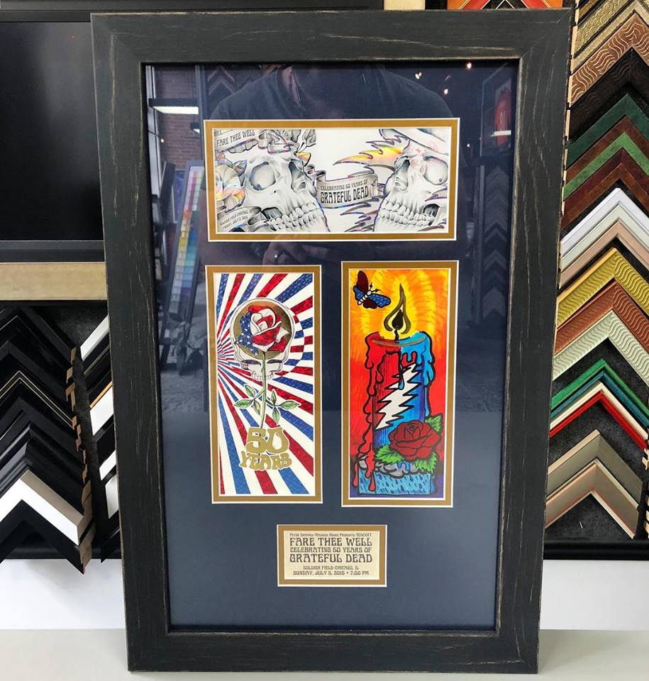 Concert Ticket Framing Denver – 5280 Custom Framing
