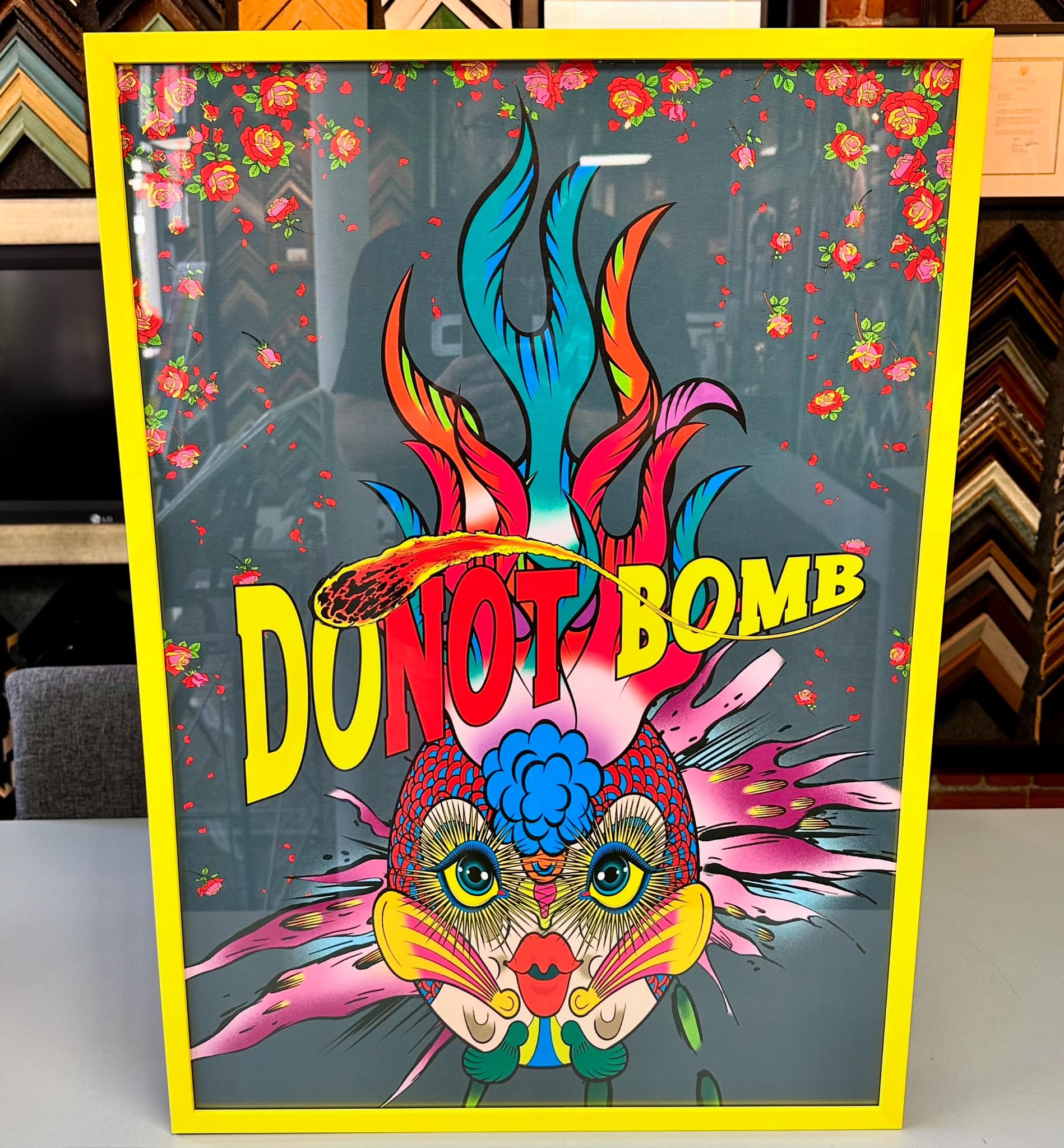 ‘Do Not Bomb’ by Keiichi Tanaami – 5280 Custom Framing